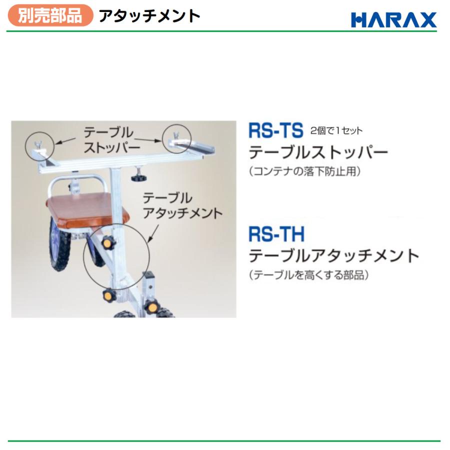 ハラックス テーブルアタッチメント RS-TH RSTH アタッチメント 別売部品 部品 オプション ラクエモン 後付け テーブルを高くする ...
