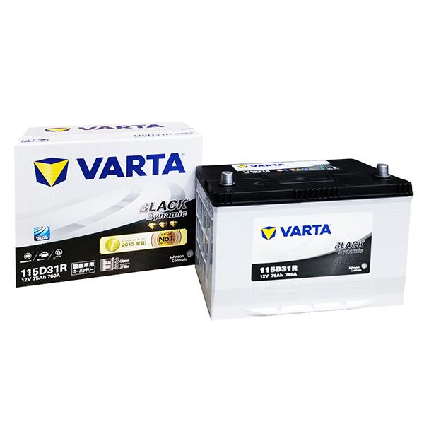 VARTA バッテリー バルタ ブラック ダイナミック 115D31 L/R 【自動車用】 新品 バッテリー メンテナンスフリー VARTA ...