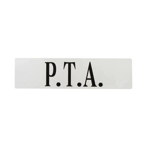 三鬼化成 [三鬼化成]腕章くん 差し替えシート【PTA】(文字色 黒) [P.T.A] : ケンコーエクスプレス2号店 - 通販 - Yahoo!ショッピング