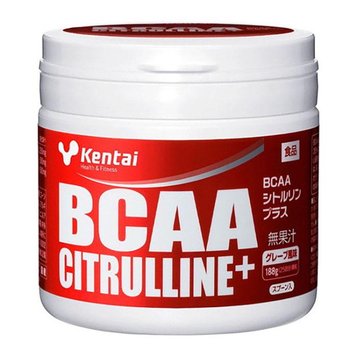 Kentai ケンタイ BCAA シトルリン プラス 188g グレープ風味 スプーン入り 粉末(トレーニング 筋トレ ジム ウェイト 練習 自主練 筋トレ アミノ酸 水)K5104 ...