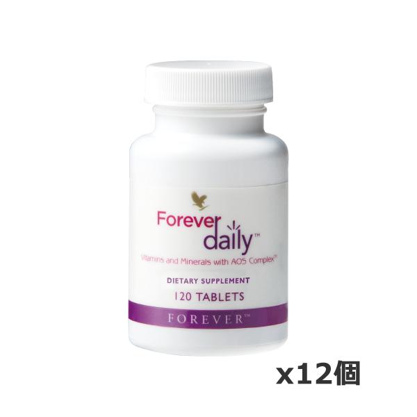 【オトクな12個セット】FLPフォーエバーデイリー（120粒×12個）[ビタミン・ミネラル含有食品][Forever Living ...