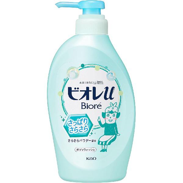 Kao [花王]ビオレu ボディウォッシュ さっぱりさらさら グリーンシトラスの香り ポンプ 480ml(ボディソープ ボディシャンプー 弱酸性 液体タイプ Biore) : ケンコー ...