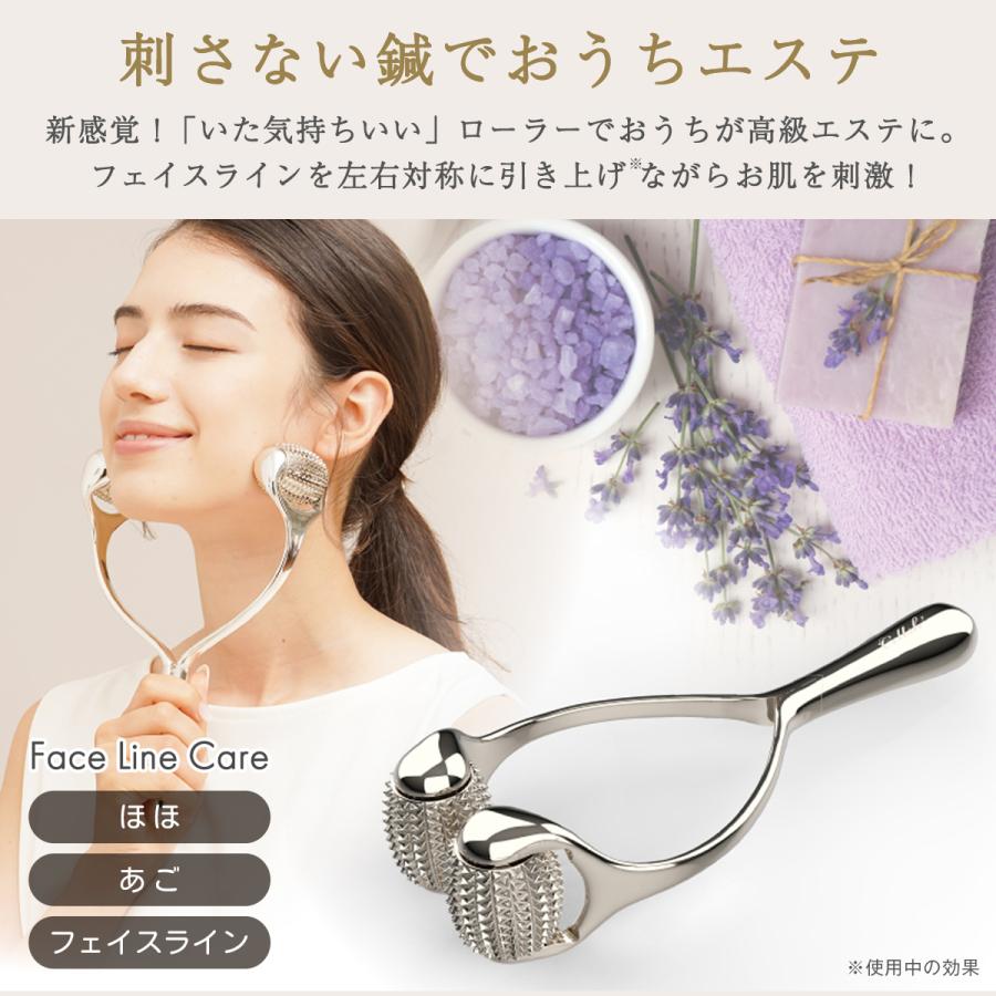セルシュ Cellsh ほほあごエステローラー 美容ローラー 美顔器 お家時間 エステ 刺さない 鍼 フェイスライン 頬 顎 小顔 プレゼント 母の日 サンファミリー : 健康fan日興 ...
