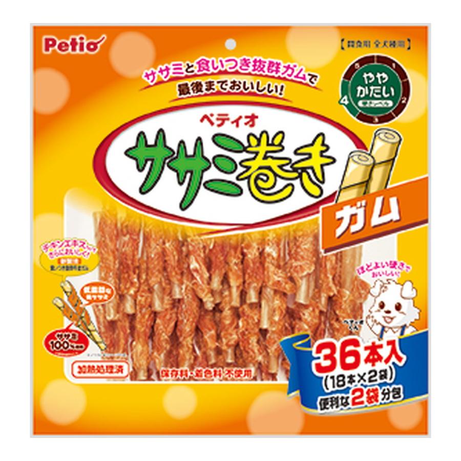 Petio 【あわせ買い2999円以上で送料無料】ペティオ ササミ巻き ガム 18本×2袋 ややかたい 犬用おやつ 間食用 全犬種用 : ケンコーライフ ヤフー店 - 通販 - Yahoo ...