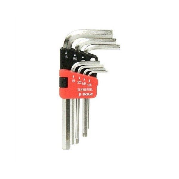 【あわせ買い2999円以上で送料無料】藤原産業 E-Value 六角棒レンチセット インチ ELHW07INL(7本組) : ケンコーライフ ヤフー店 - 通販 - Yahoo!ショッピング
