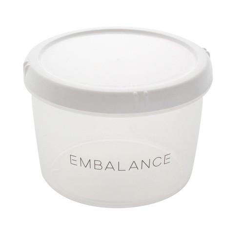 EMBALANCE ROUND CONTAINER（エンバランスラウンドコンテナ） ホワイト L（750ml） 【エンバランス】 : 健康 ...