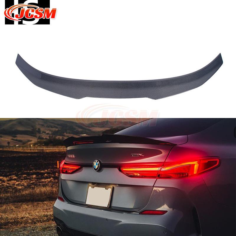 BMW 2シリーズ F44 4ドア 21年 リアルカーボン製 PSMタイプ トランクスポイラー ルーフスポイラー トリム リアウイング ...