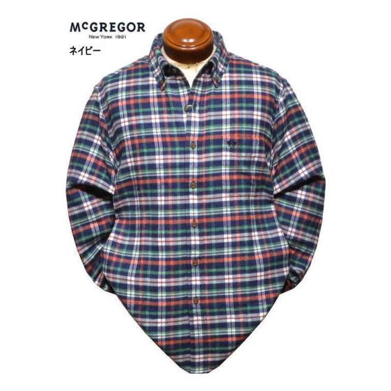 McGREGOR マグレガー ボタンダウン長袖シャツ メンズ 111174616 起毛 長袖シャツ ネルシャツ 秋冬 M.L.XL : ケンシマダ - 通販 - Yahoo!ショッピング