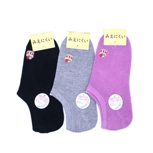 【送料無料】 スニーカーソックス (ブラック・グレー・ピンク) (3足セット) / みっとめるへん社 : nordlandkenso - 通販 ...