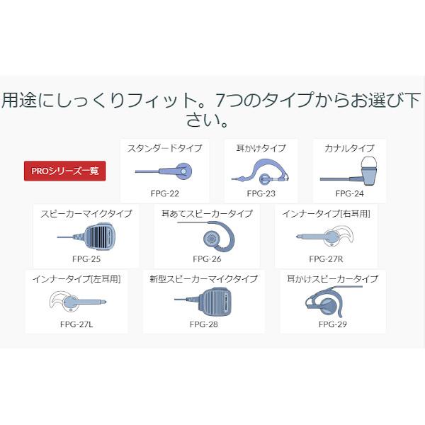 F.R.C. FPG-29MM 耳当て イヤホンマイク（FPG29MM）【MMタイプのプラグ - モトローラ マルチ(MOTOROLA Multi)に対応】エフアールシー : ドリームモバイル ...