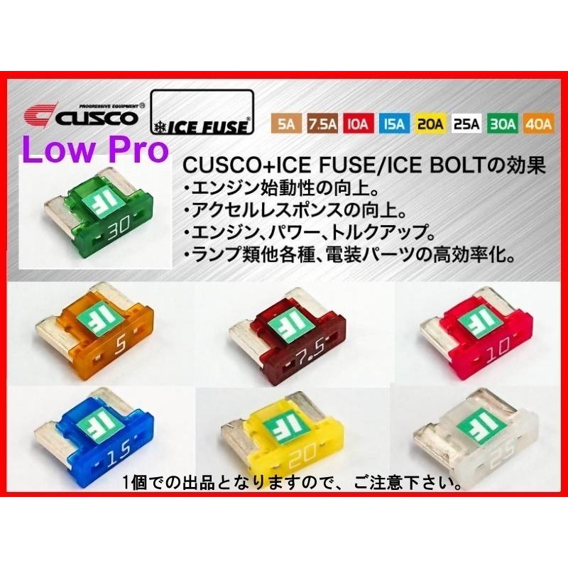 クスコ（CUSCO） +アイスヒューズ (Low Pro) 5A/7.5A/10A/15A/20A/25A/30A (15個) : キー ...