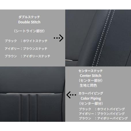 Clazzio クラッツィオ アクセント シートカバー ノア マルチユーティリティ ZRR80G/ZRR85G/ZRR80W/ZRR85W ET-1037 : キーポイント ショッピング8号店 ...