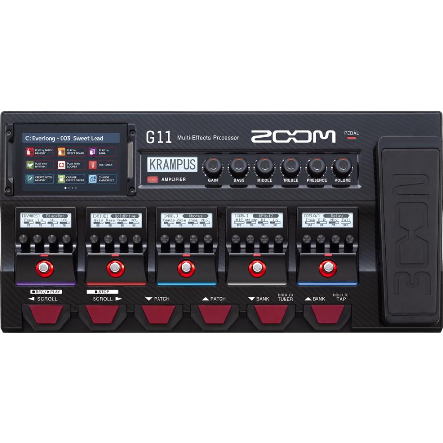 ZOOM G11 Multi-Effects Processor : 10040801 : ミュージックランドKEY - 通販 - Yahoo!ショッピング