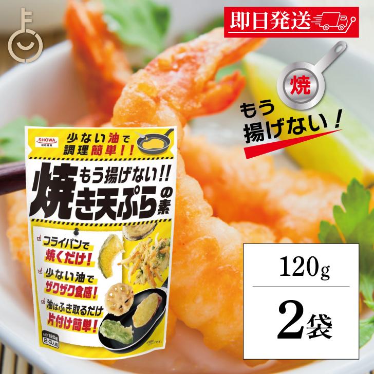 昭和産業 もう揚げない 焼き天ぷらの素 120g 2個 天ぷら 天ぷらの素 素 天ぷら粉 てんぷら こな ザクザク食感 : keyroom - 通販 - Yahoo!ショッピング