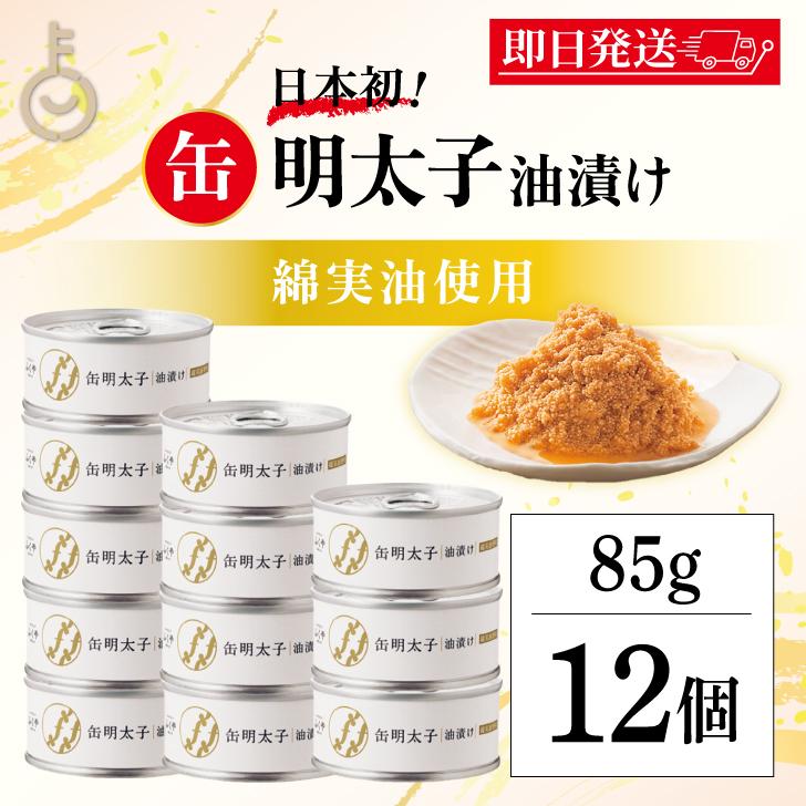 ふくや 缶明太子 油漬け 85g 12個 明太子 おつまみ めんたいこ 子明太子 缶詰 : keyroom - 通販 - Yahoo!ショッピング