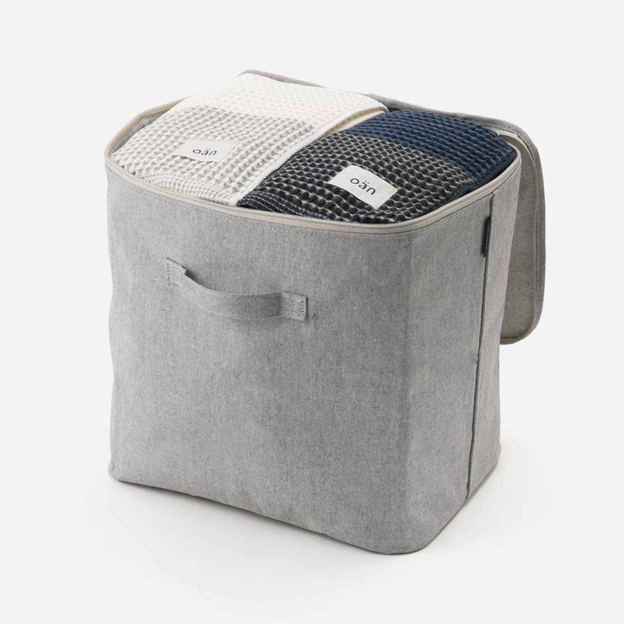 KEYUCA 収納ボックス 収納ケース 蓋付き 蓋つき フタ付き 布[Popyre たためる フタ式BOX グレー L ケユカ] : KEYUCA Yahoo!ショッピング店 - 通販 ...