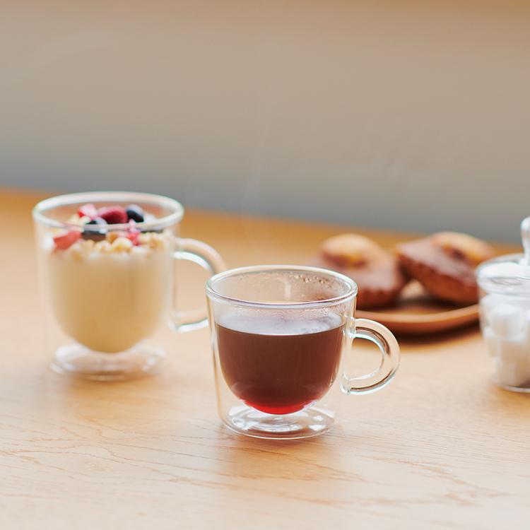 マグカップ コップ カップ コーヒーカップ 耐熱ガラス 保温 保冷[Dom ダブルウォールマグカップ 230ml KEYUCA ケユカ] :1500631:KEYUCA Yahoo ...