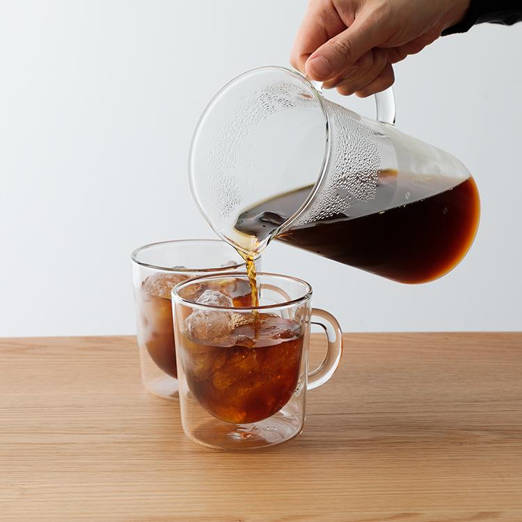 マグカップ コップ カップ コーヒーカップ 耐熱ガラス 保温 保冷[Dom ダブルウォールマグカップ 230ml KEYUCA ケユカ] :1500631:KEYUCA Yahoo ...