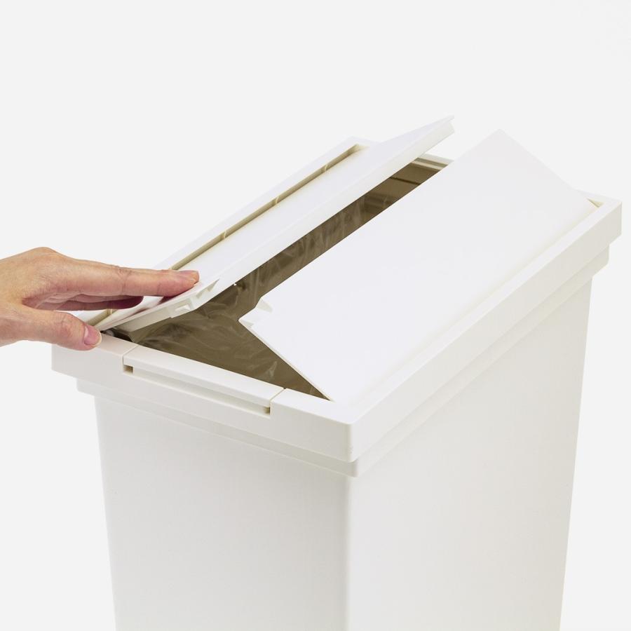 ゴミ箱 ごみ箱 キッチン 蓋付き 両開き|arrotsダストボックスpush ホワイト KEYUCA ケユカ :3300801:KEYUCA Yahoo!ショッピング店 - 通販 ...