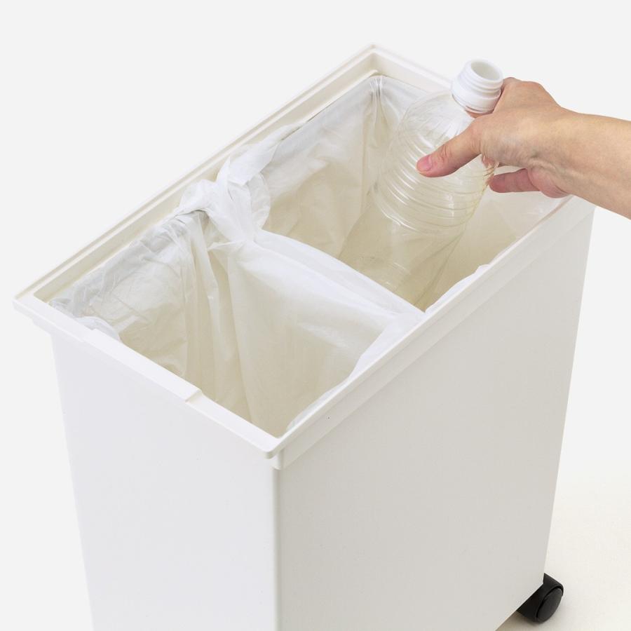 ゴミ箱 ごみ箱 キッチン 蓋付き 両開き|arrotsダストボックスpush ホワイト KEYUCA ケユカ :3300801:KEYUCA Yahoo!ショッピング店 - 通販 ...