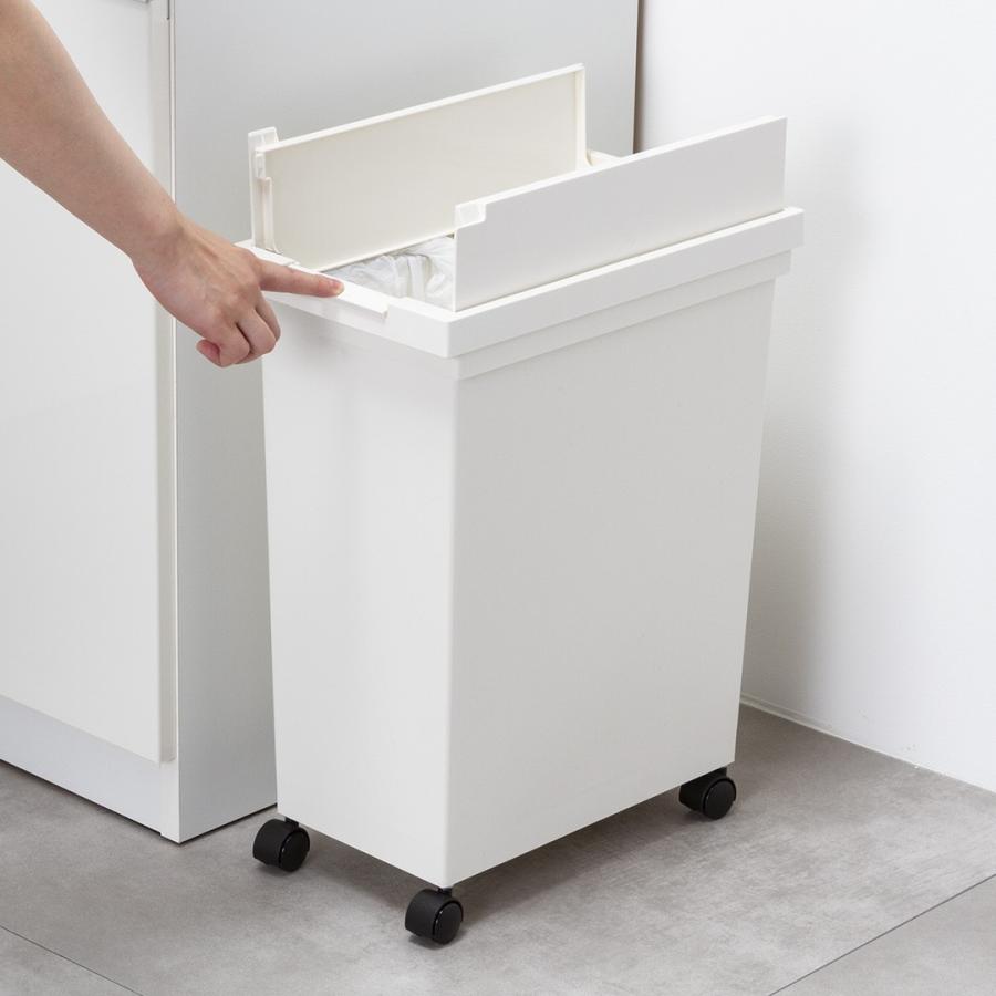 ゴミ箱 ごみ箱 キッチン 蓋付き 両開き|arrotsダストボックスpush ホワイト KEYUCA ケユカ :3300801:KEYUCA Yahoo!ショッピング店 - 通販 ...