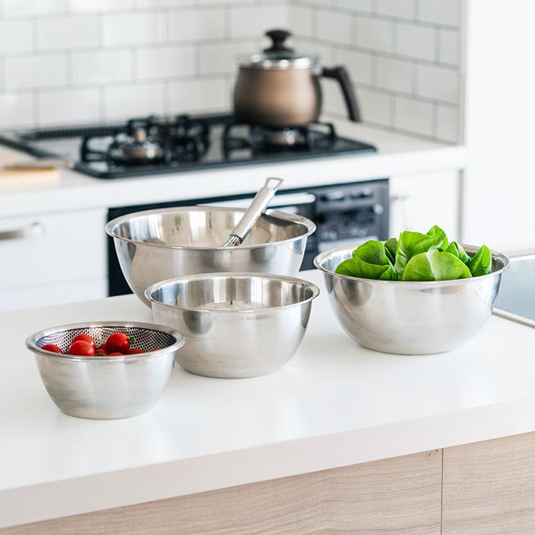 KEYUCA ステンレスボウル キッチンボウル | Looza ボウル 18cm ケユカ : KEYUCA Yahoo!ショッピング店 - 通販 - Yahoo!ショッピング