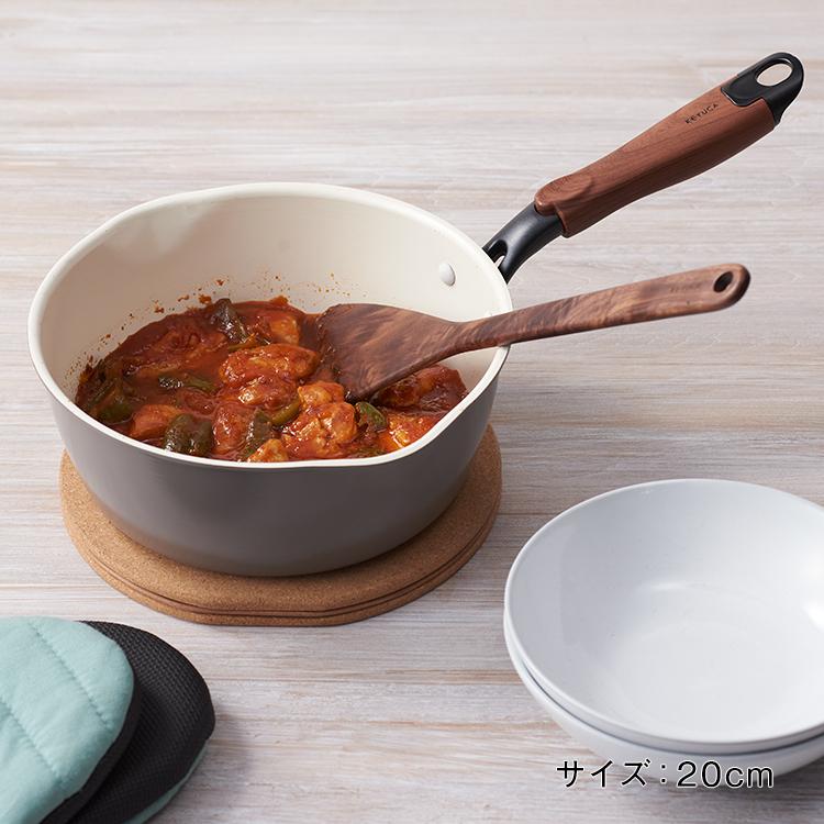 KEYUCA 片手鍋 鍋 炒め鍋 ih対応 おしゃれ 煮物[Kerami IH フライパン 20cm 深型 ケユカ] : KEYUCA Yahoo!ショッピング店 - 通販 - Yahoo ...