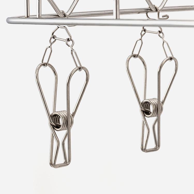 KEYUCA ピンチハンガー 洗濯ハンガー ピンチ 物干し 折りたたみ[AST 絡まりにくいステンレスピンチハンガー 36個付き ケユカ] : KEYUCA Yahoo!ショッピング店 ...