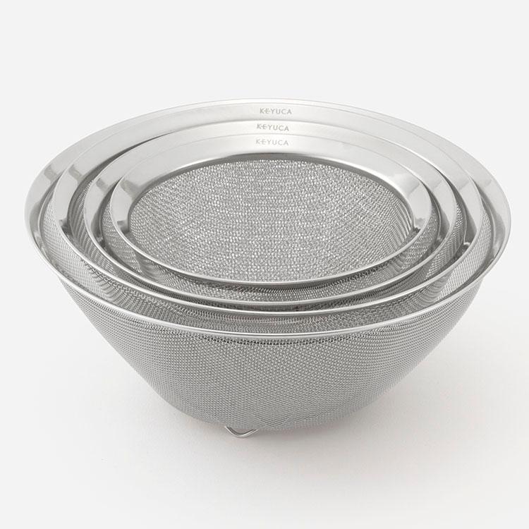 KEYUCA ザル ステンレス | Looza ストレーナー 20cm ケユカ : KEYUCA Yahoo!ショッピング店 - 通販 - Yahoo!ショッピング
