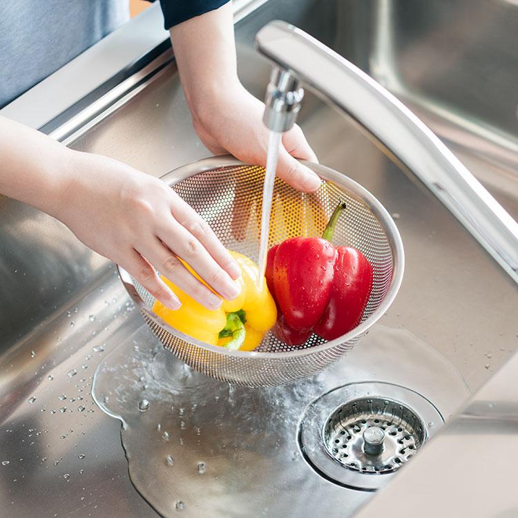 ザル ステンレス[Looza パンチングストレーナー 14cm KEYUCA ケユカ] :3501186:KEYUCA Yahoo!ショッピング店 - 通販 - Yahoo!ショッピング