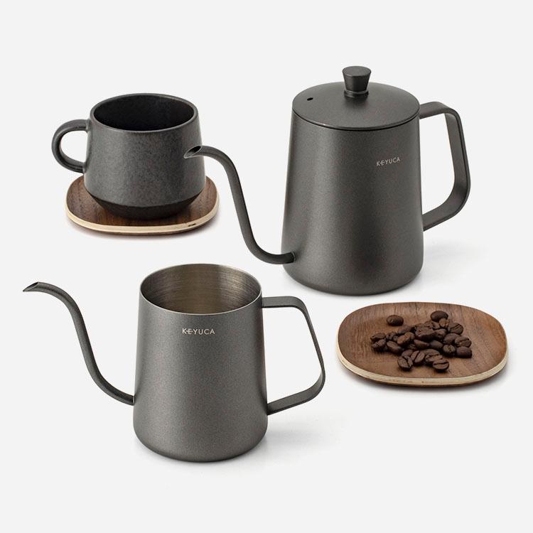 KEYUCA コーヒーポット コーヒー ポット ケトル コーヒードリップポット ステンレスケトル[DENKドリップポット 300ml ケユカ] : KEYUCA Yahoo!ショッピング店 ...