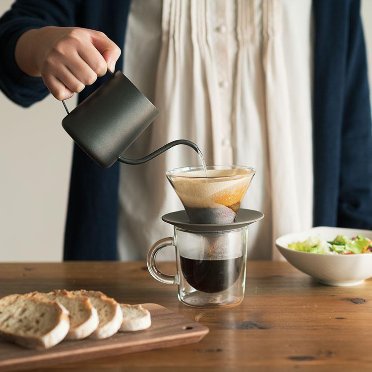 コーヒーポット コーヒー ポット ケトル コーヒードリップポット ステンレスケトル[DENKドリップポット 300ml KEYUCA ケユカ] :3501202:KEYUCA Yahoo ...