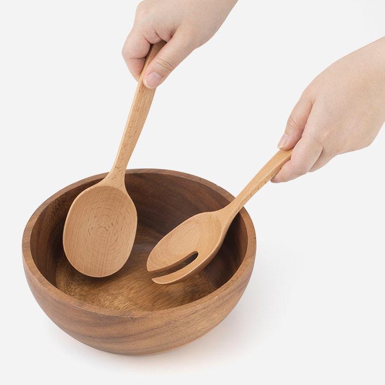 カトラリー スプーン 調理器具 キッチン用品 キッチングッズ 取り分け サラダ シンプル[Covan木サービングスプーン KEYUCA ケユカ] : 4000190 : KEYUCA ...