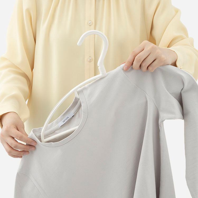 KEYUCA ハンガー 伸びない 肩 跡つかない すべらない 衣類ハンガー 洋服ハンガー 滑り止め ｜ AST 伸びにくい ラウンドハンガー U2P ケユカ : KEYUCA Yahoo ...