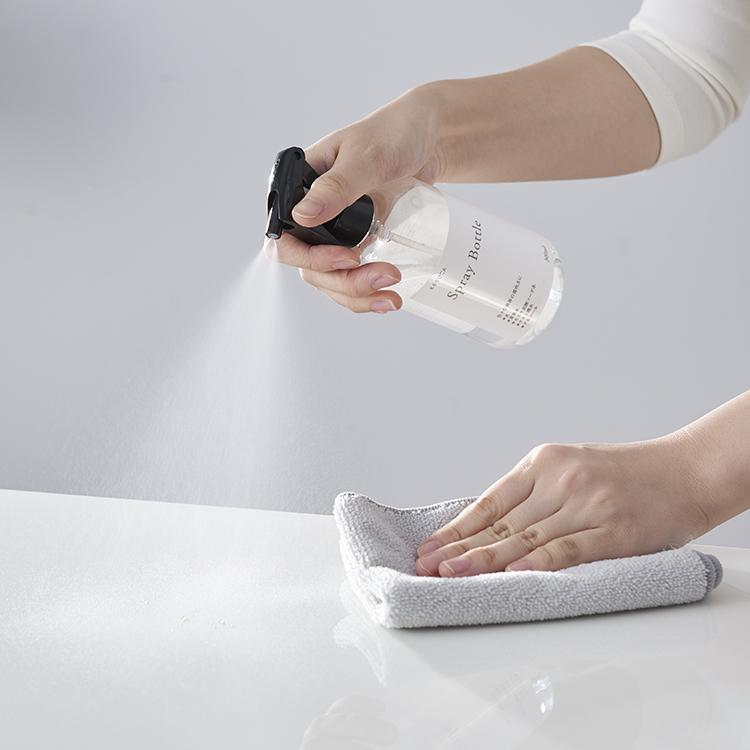 日本製 国産 容器 詰め替え容器 霧吹き 詰め替えボトル アルコール対応[sooqスプレーボトル 300ml KEYUCA ケユカ ...