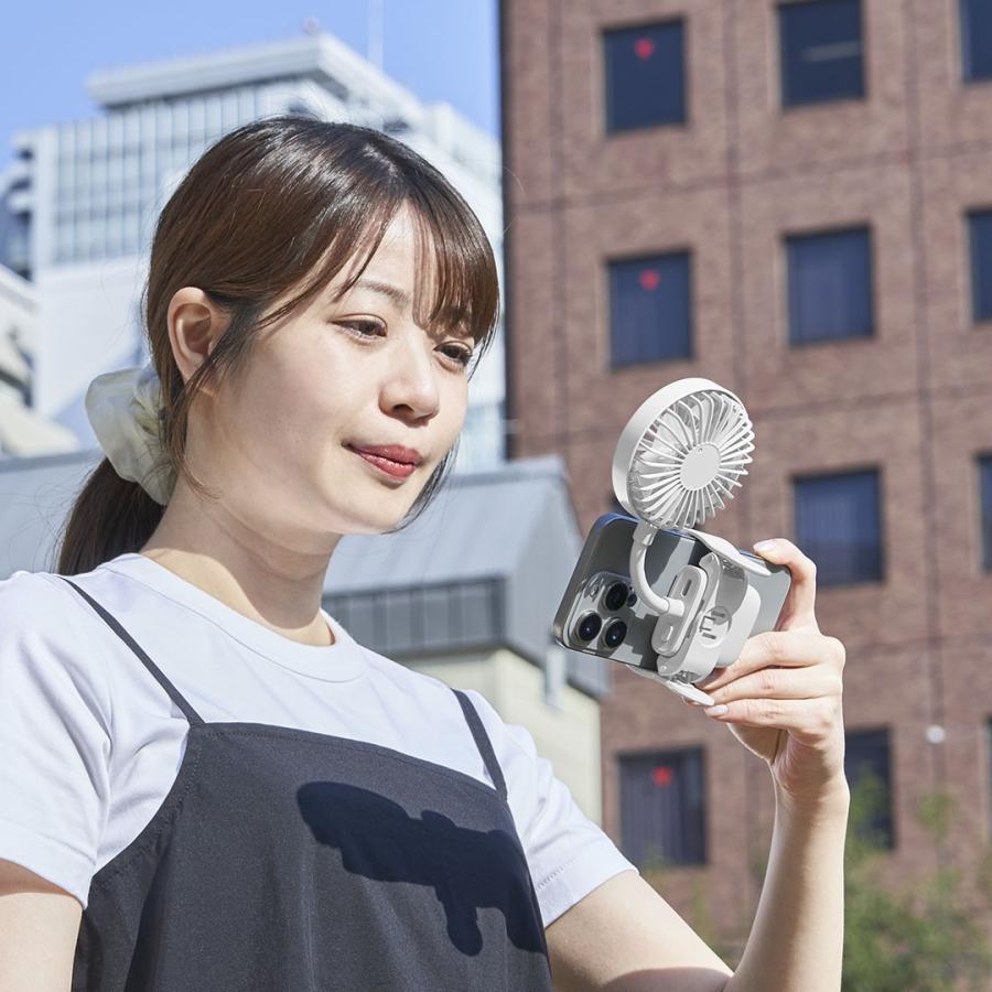 KEYUCA 扇風機 クリップ付き 通勤 通学 ストラップ付 コンパクト アーム調整｜ スマホも挟める薄型クリップファン（LCAF021） KEYUCA(ケユカ) : KEYUCA Yahoo ...