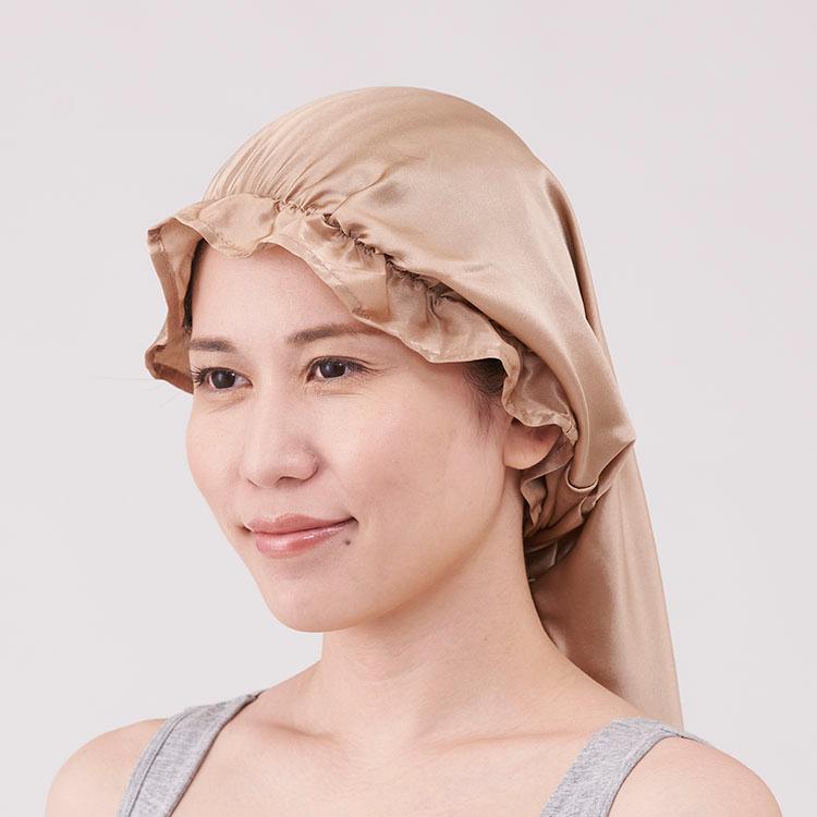 KEYUCA ナイトキャップ おやすみキャップ 保湿 吸湿 乾燥対策 無地 シンプル｜ H サラ艶絹ナイトヘアキャップ ロング KEYUCA(ケユカ) : KEYUCA Yahoo ...