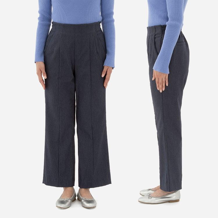 KEYUCA レディース ボトムス ストレッチ 2マイルウェア[デニムライクセンターシームパンツ ケユカ] : KEYUCA Yahoo!ショッピング店 - 通販 - Yahoo!ショッピング