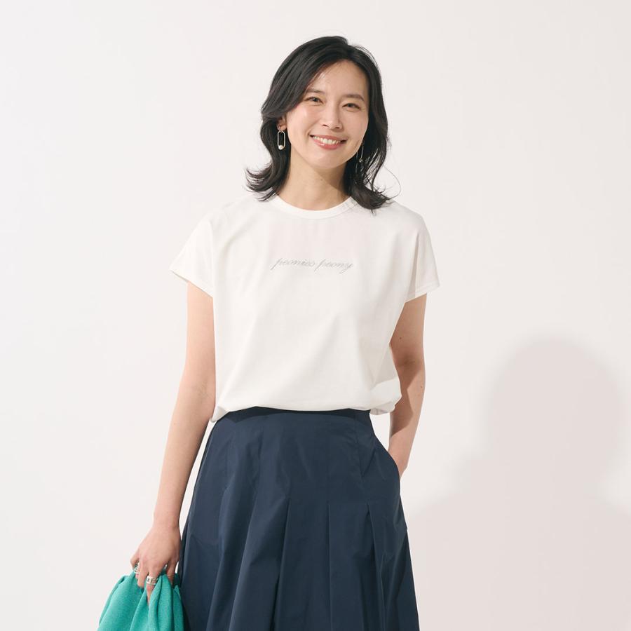 KEYUCA レディース Tシャツ プリントロゴ シルバー刺繍 きれいめ おしゃれ 通販｜シルバー刺繍ロゴTシャツ ケユカ : KEYUCA Yahoo!ショッピング店 - 通販 ...