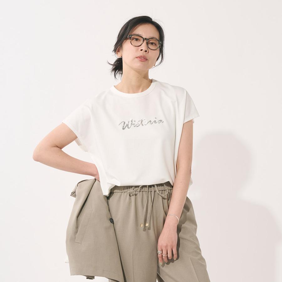 KEYUCA レディース Tシャツ シルバー スパンコール ロゴ きれいめ おしゃれ 通販｜シルバースパンコールロゴTシャツ ケユカ : KEYUCA Yahoo!ショッピング店 - 通販 ...