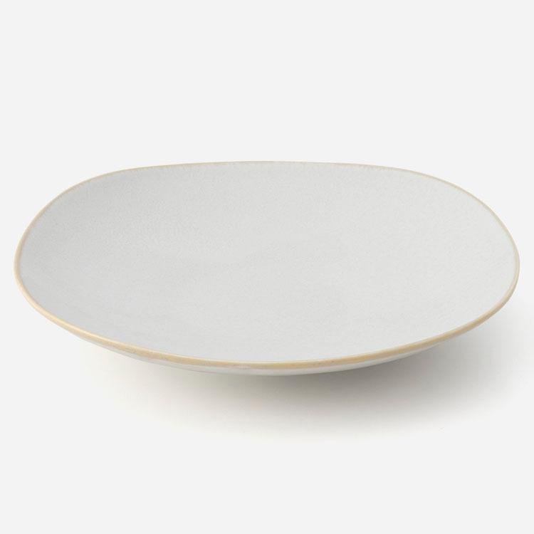 日本製 国産 食器 磁器 電子レンジ対応 食洗器対応 無地 シンプル[[美濃焼] まるかくプレート 19.5cm KEYUCA ケユカ] :s1101569:KEYUCA Yahoo ...