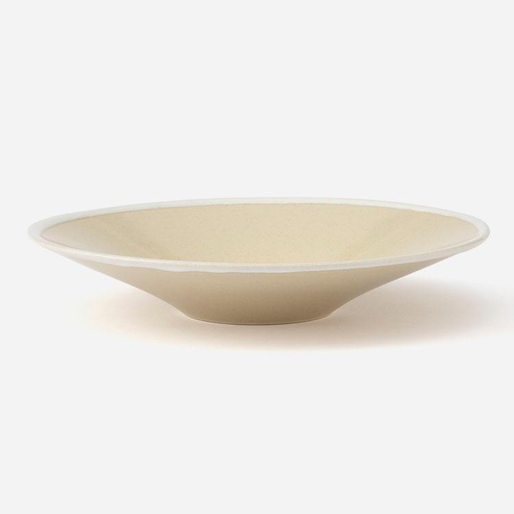 国産 日本製 器 うつわ 陶器 食器 お皿 無地 シンプル おしゃれ｜ [益子焼] 白縁平鉢24cm KEYUCA(ケユカ) :s1101798:KEYUCA Yahoo!ショッピング店 ...