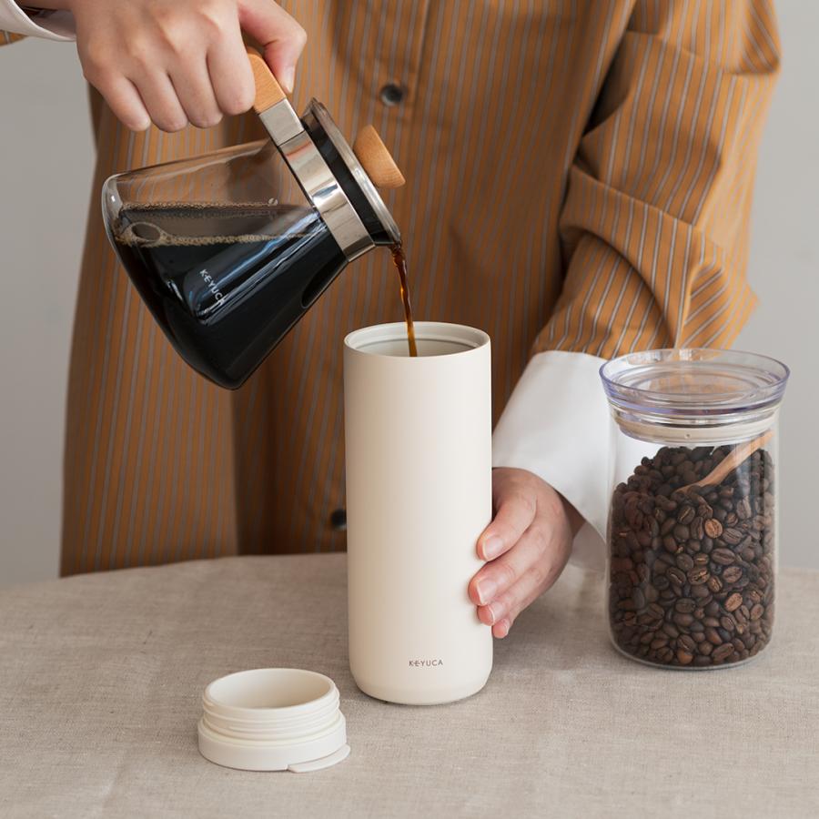水筒 コップ 真空タンブラー 保温 保冷 無地 シンプル おしゃれ｜ セラミック真空断熱カフェタンブラー 500ml KEYUCA(ケユカ) : s3501423 : KEYUCA Yahoo ...