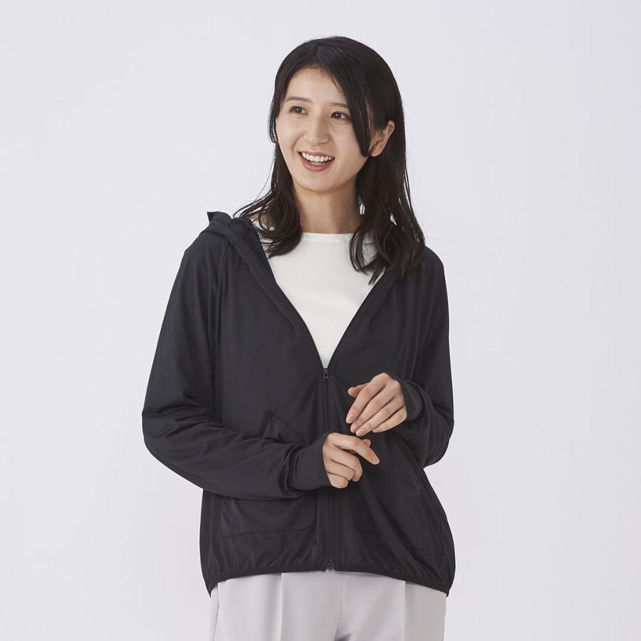 レディース トップス 長袖 UVカット 接触冷感 撥水加工 イージーケア 無地 シンプル｜ 撥水UVカットパーカー KEYUCA(ケユカ) :s4402028:KEYUCA Yahoo ...