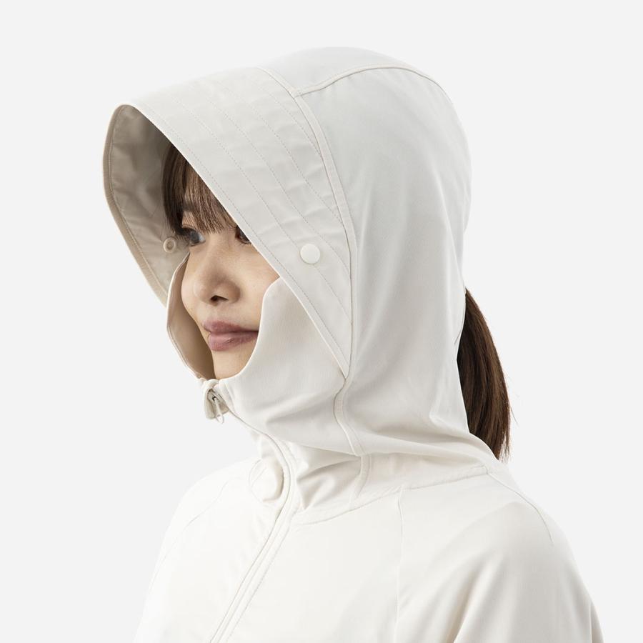 レディース トップス 長袖 UVカット 接触冷感 撥水加工 イージーケア 無地 シンプル｜ 撥水UVカットパーカー KEYUCA(ケユカ) :s4402028:KEYUCA Yahoo ...