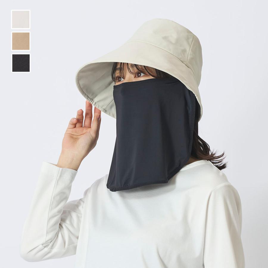 KEYUCA レディース 帽子 UVカット 日焼け対策 UV対策 吸水速乾 シンプル｜ 撥水遮熱遮光フェイスガード付きハット KEYUCA(ケユカ) : KEYUCA Yahoo!ショッピング ...