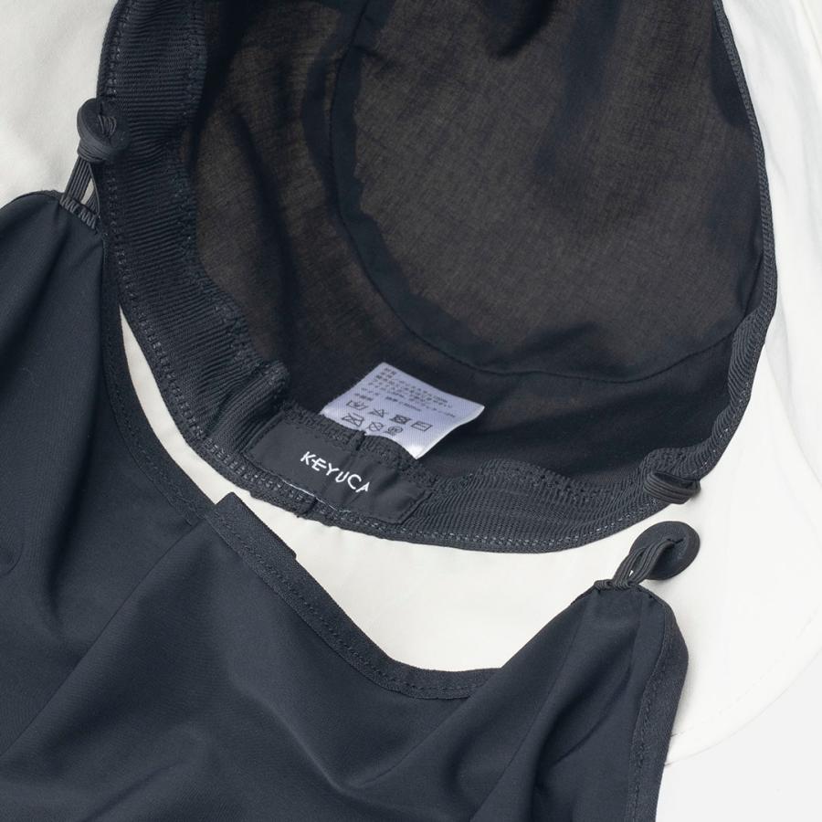 レディース 帽子 UVカット 日焼け対策 UV対策 吸水速乾 シンプル｜ 撥水遮熱遮光フェイスガード付きハット KEYUCA(ケユカ) :s5202405:KEYUCA Yahoo ...