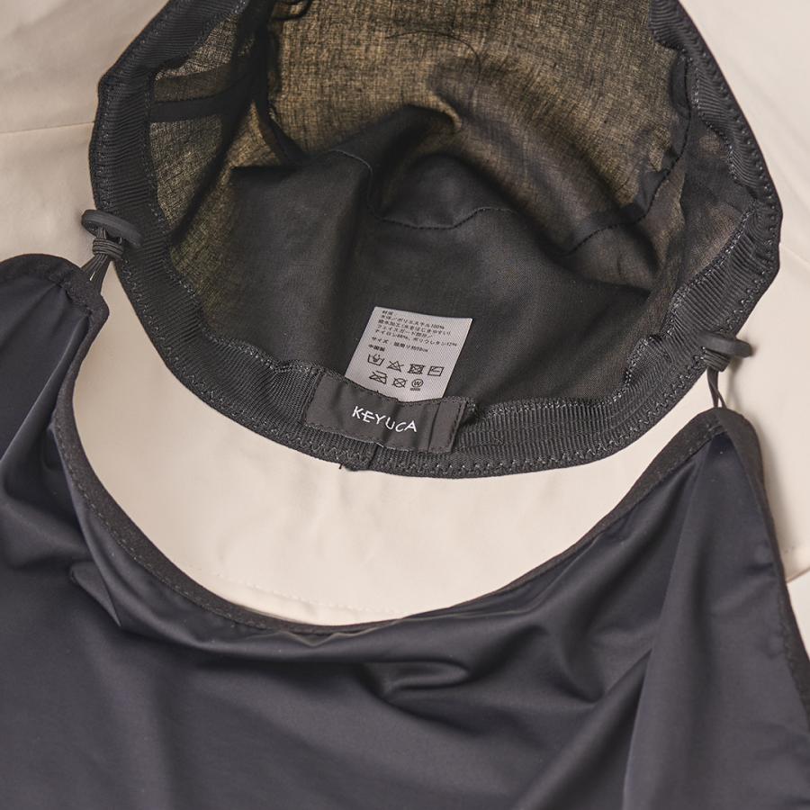 KEYUCA レディース 帽子 UVカット 日焼け対策 UV対策 吸水速乾 シンプル｜ 撥水遮熱遮光フェイスガード付きハット KEYUCA(ケユカ) : KEYUCA Yahoo!ショッピング ...