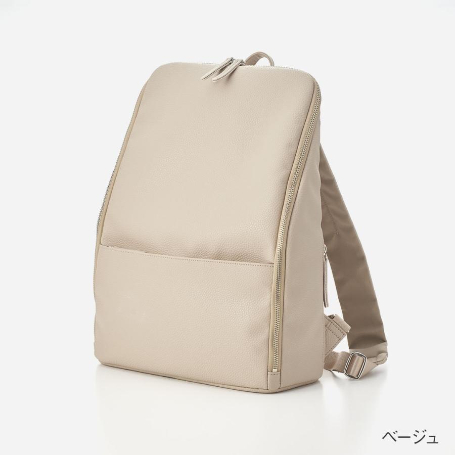 きれいめ ファスナー カバン A4 マチ付き こぼれ防止 ポケット付き ｜ 合皮フルオープンリュックM KEYUCA(ケユカ) : s5202619 : KEYUCA Yahoo!ショッピング ...