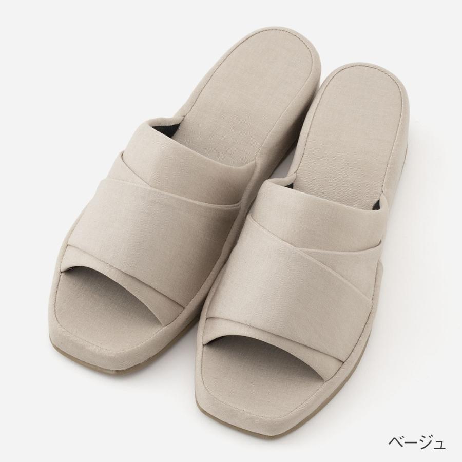 KEYUCA スリッパ 負担軽減 スクエアトゥ シンプル おしゃれ 歩きやすい 上品 ｜ スマートヒール スムース M KEYUCA(ケユカ) : KEYUCA Yahoo!ショッピング店 ...